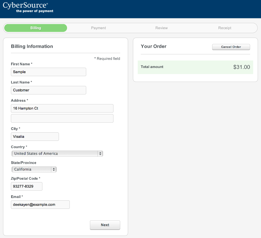 Commerce CyberSource Secure Acceptance Web/Mobile | Drupal.org